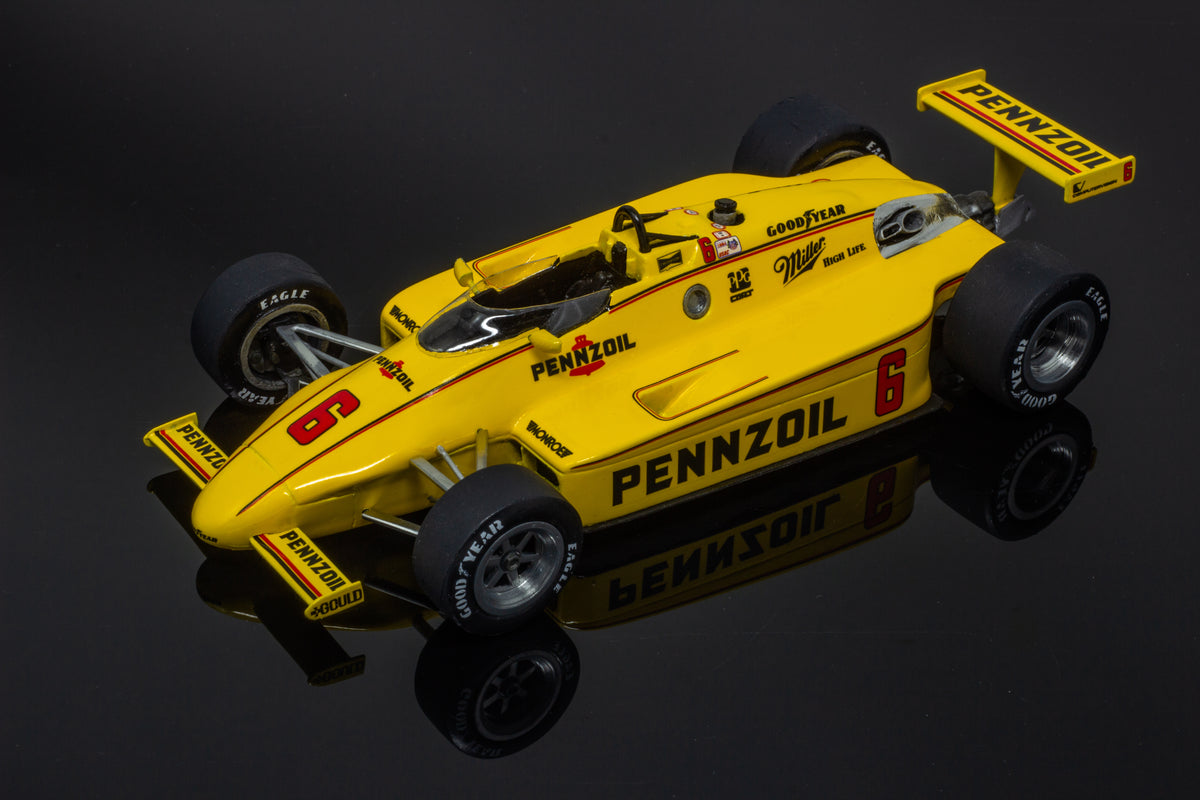1984 Pennzoil Penske March 84C 1/25 scale - Rick Mears resin full kit| Classic Racing Resins