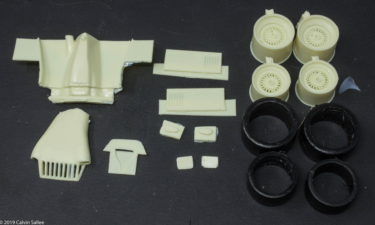 1/24 1986 Coke Porsche 962 IMSA resin Turbo Hump conversion type 2 for ...