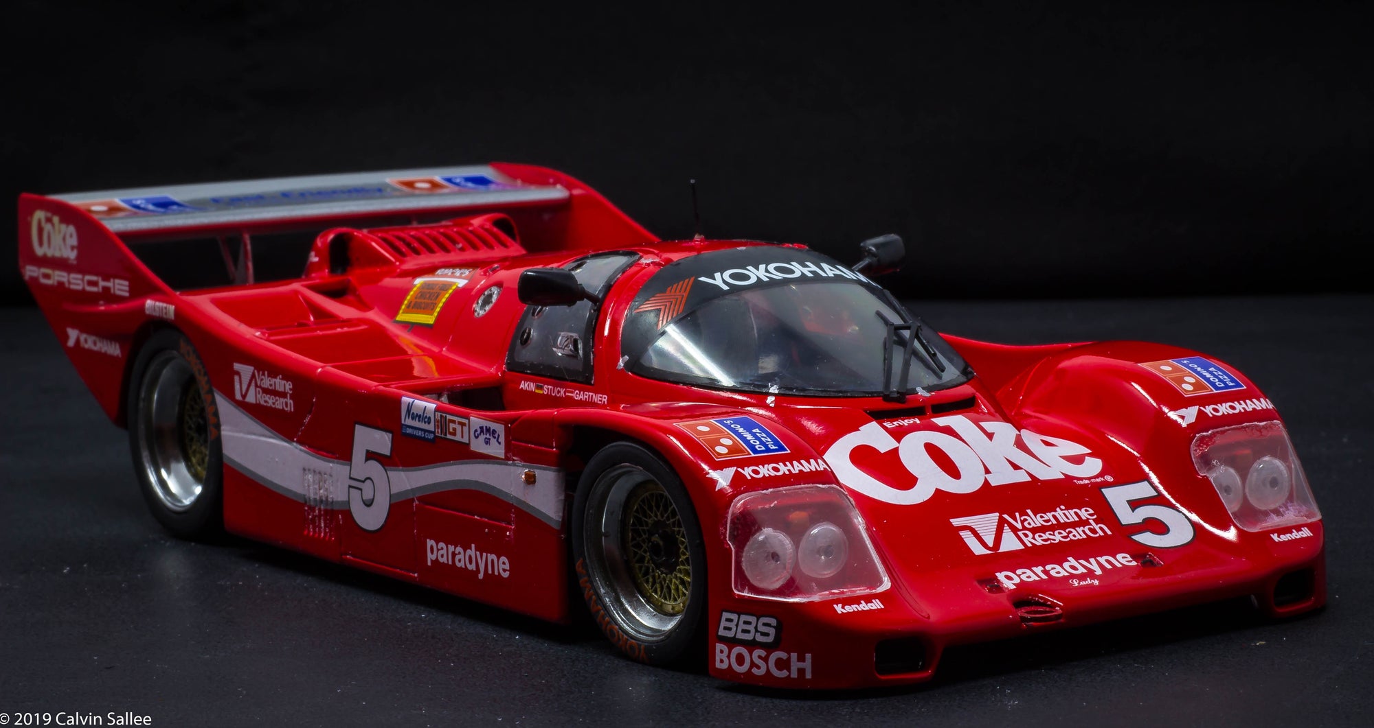 1/24 1986 Coke Porsche 962 IMSA resin Turbo Hump conversion type 2 for ...