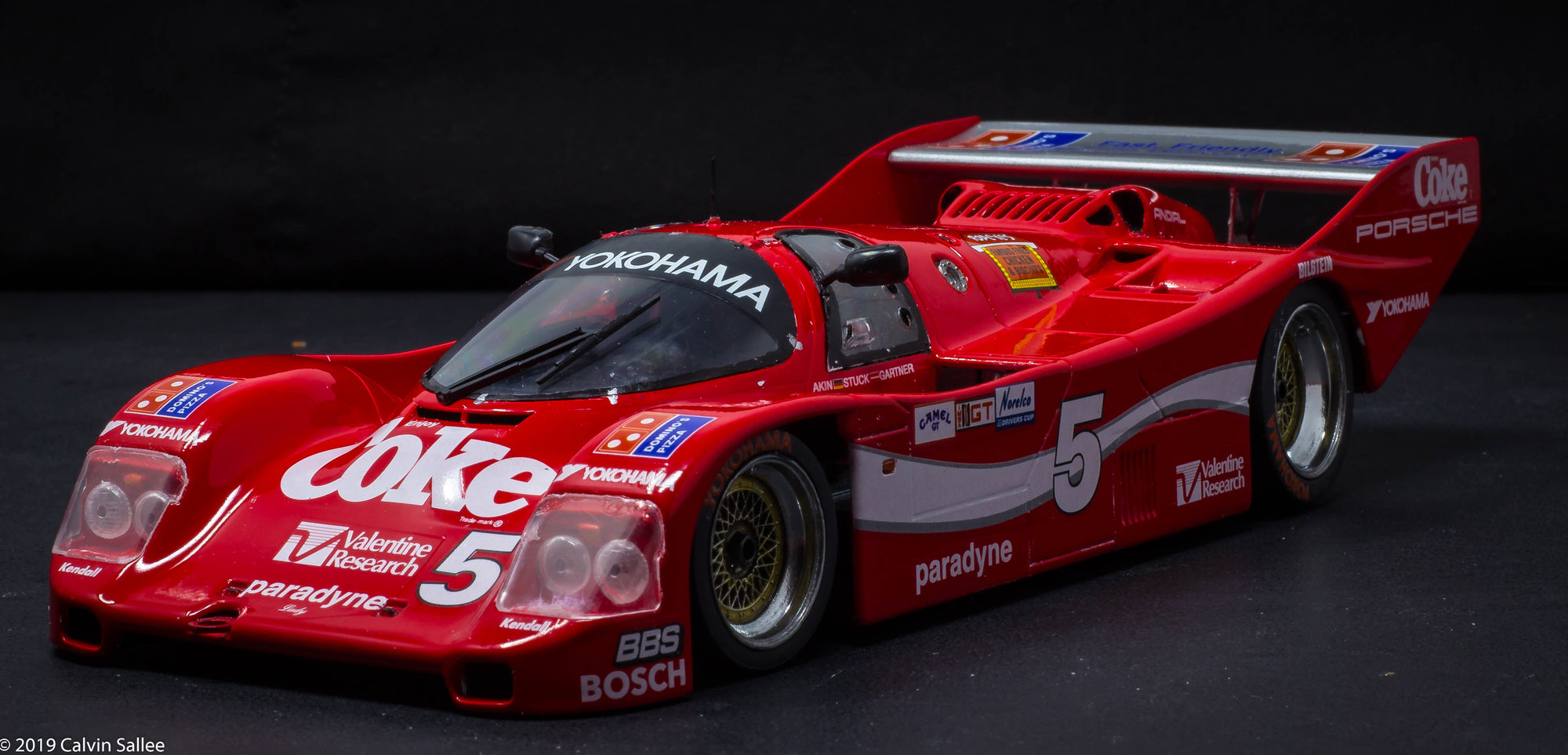 1/24 1986 Coke Porsche 962 IMSA resin Turbo Hump conversion type 2 for ...
