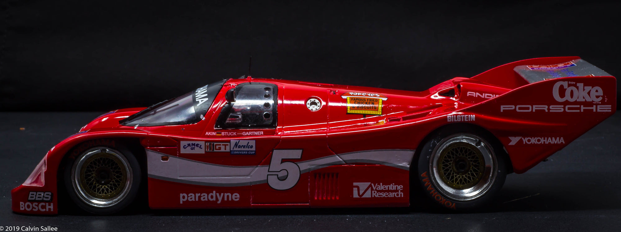 1/24 1986 Coke Porsche 962 IMSA resin Turbo Hump conversion type 2 for ...