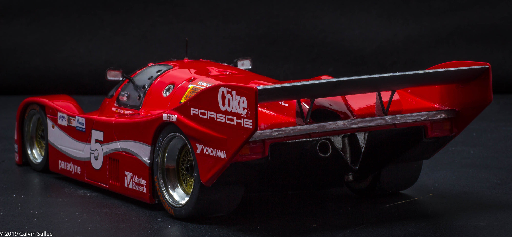 1/24 1986 Coke Porsche 962 IMSA resin Turbo Hump conversion type 2 for ...