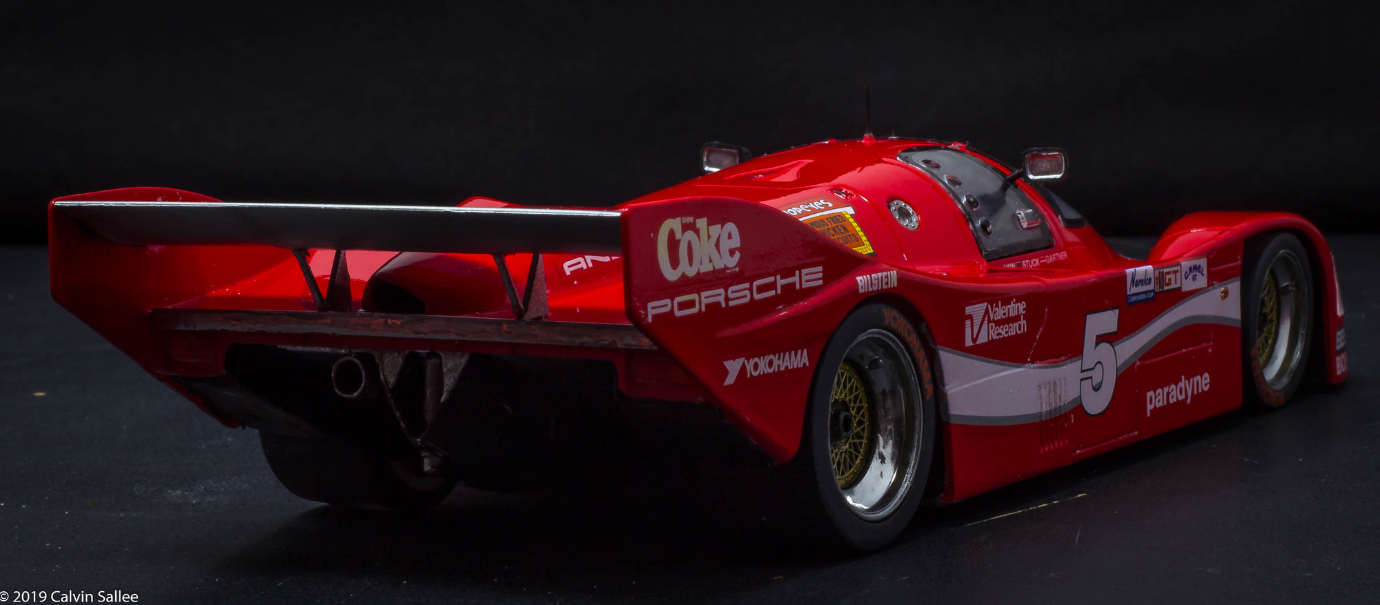 1/24 1986 Coke Porsche 962 IMSA resin Turbo Hump conversion type 2 for| Classic Racing Resins
