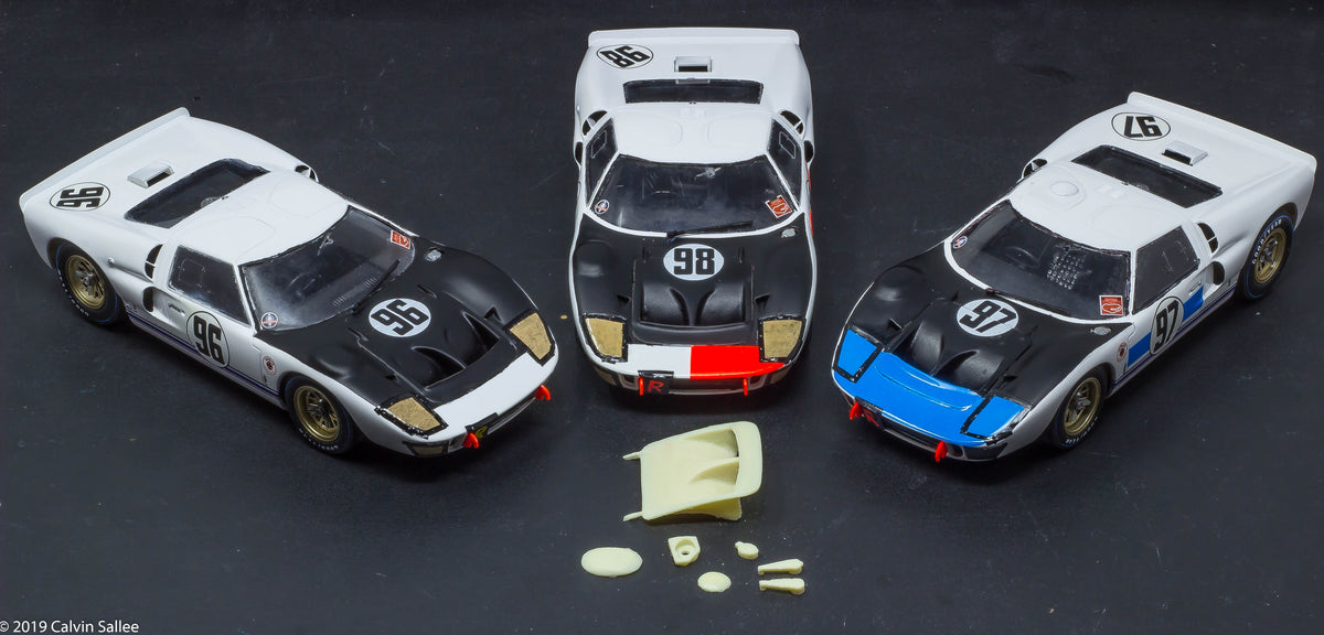 1/24 1966 Shelby American Ford GT-40 Daytona Resin Conversion for Fuji ...