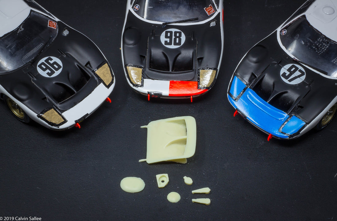 1/24 1966 Shelby American Ford GT-40 Daytona Resin Conversion for Fuji ...