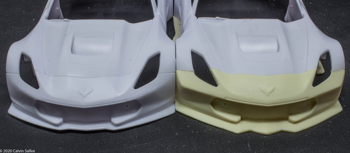 2016-19 Corvette C7R Upgrade resin kit for 1/25 Revell C7.R plastic ki ...