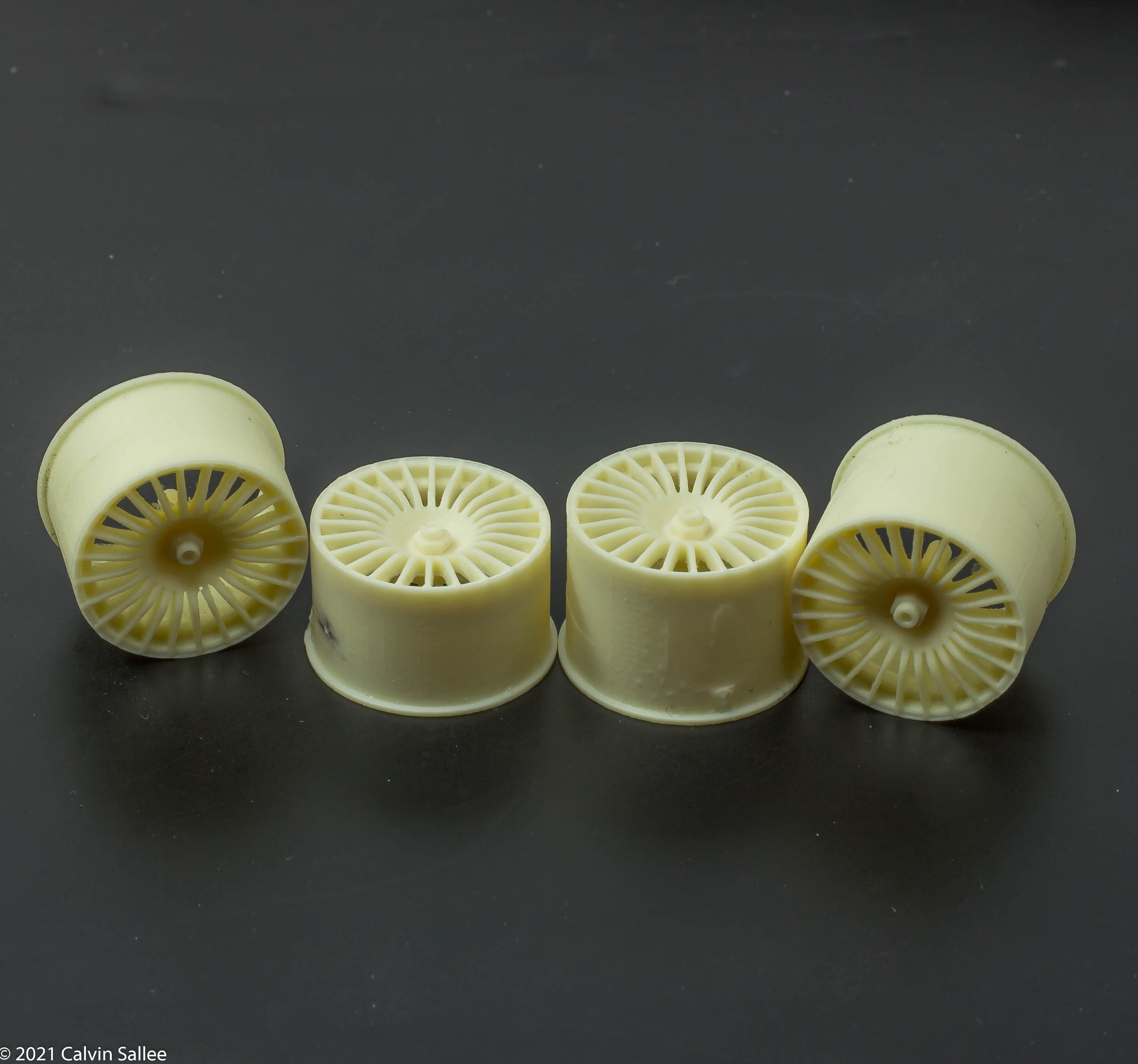 24 spoke resin wheel set for 1/24 Tamiya Mercedes CLK-GTR| Classic ...