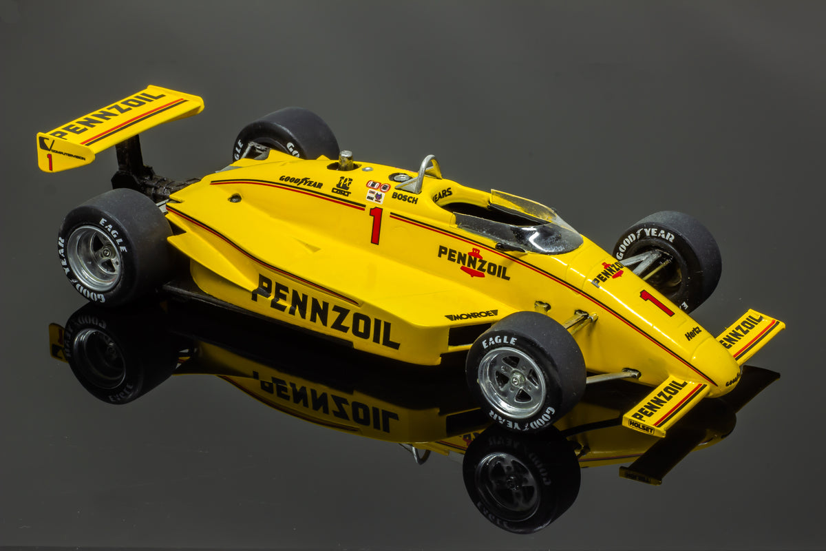 1/25 1985 Pennzoil Penske March 85C Indy 500 ver. Rick Mears FULL KIT ...